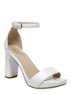 Naturalizer Joy Ankle Strap Sandal - White Leather