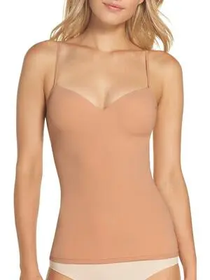 Hanro Allure Built-in Bra Camisole - Nude