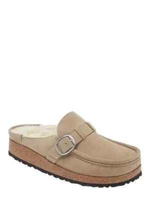 BIRKENSTOCK Buckley Genuine Shearling Mule - Beige