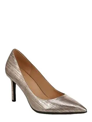 Naturalizer Naturalizer Anna Pointed-Toe Pump Graphite Pewter Leather