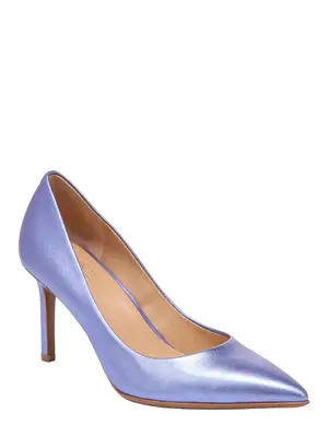Naturalizer Naturalizer Anna Pointed-Toe Pump Lavender Purple Leather
