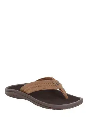 Olukai Hokua Flip Flop - Tan/tan
