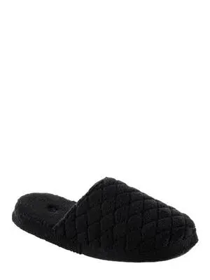Acorn Acorn Quilted Spa Slide Slipper Black