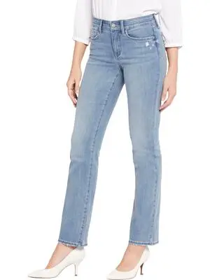 NYDJ NYDJ Marilyn High Waist Straight Leg Jeans Angel
