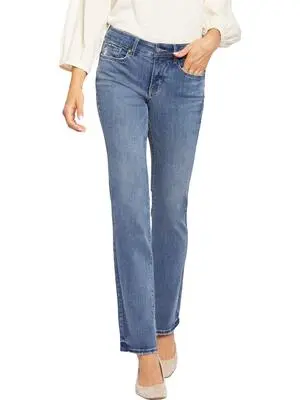 NYDJ NYDJ Marilyn High Waist Straight Leg Jeans Romance