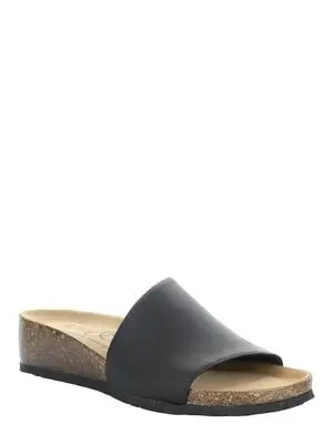 BOS. & CO. Lux Slide Sandal - Black