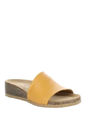 BOS. & CO. Lux Slide Sandal Mango