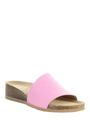 BOS. & CO. Lux Slide Sandal Strawberry Nappa