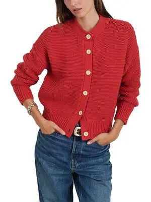 ALEX MILL Alex Mill Chunky Cotton Cardigan Marmalade