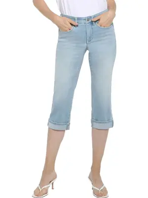 NYDJ NYDJ Marilyn Cool Embrace Straight Crop Jeans Hollander