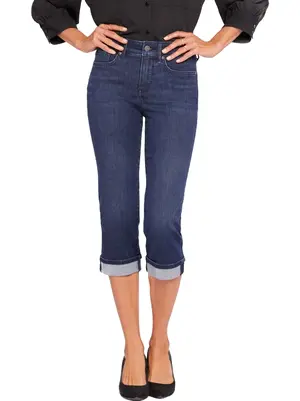 NYDJ NYDJ Marilyn Cool Embrace Straight Crop Jeans Inspire