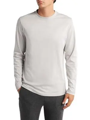 Robert Barakett Georgia Long Sleeve T-shirt Chalk