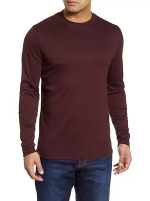 Robert Barakett Georgia Long Sleeve T-shirt - Deep Borde