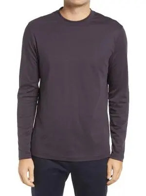 Robert Barakett Georgia Long Sleeve T-shirt Deep Eggplant