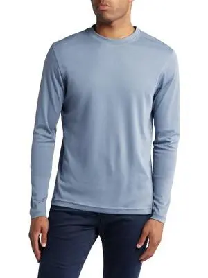 Robert Barakett Georgia Long Sleeve T-shirt - Metallic