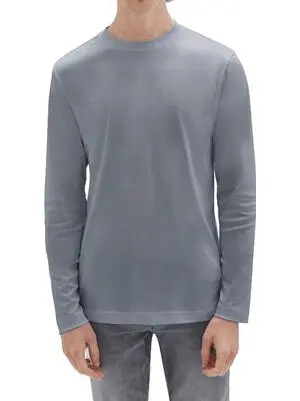 Robert Barakett Georgia Long Sleeve T-shirt - Monument Grey