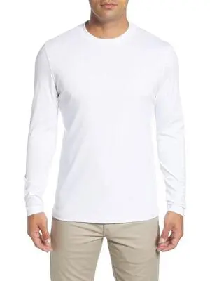 Robert Barakett Georgia Long Sleeve T-shirt - White