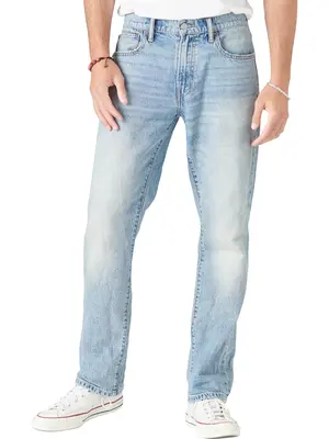 Lucky Brand Lucky Brand 223 Straight Leg Jeans Blanche Hemp