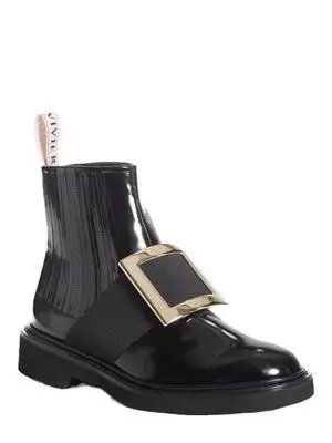 ROGER VIVIER Viv Rangers Chelsea Boot - Black