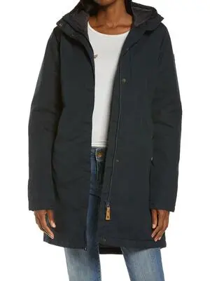 Fjallraven Kiruna Water Resistant Parka - Dark Navy
