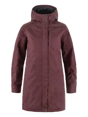 Fjallraven Kiruna Water Resistant Parka - Port