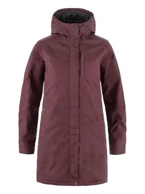 Fjallraven Kiruna Water Resistant Parka - Port