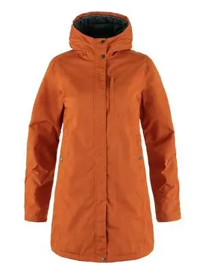 Fjallraven Kiruna Water Resistant Parka - Terracotta Brown
