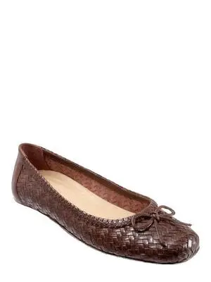 Trotters Gillian Flat - Dark Brown