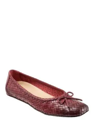 Trotters Trotters Gillian Flat Dark Red