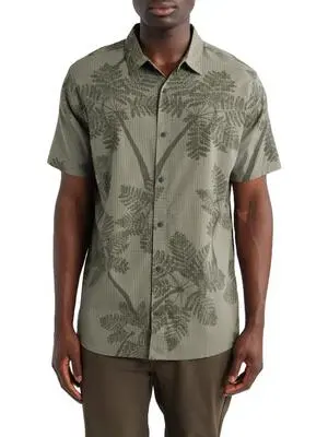 ROARK Bless Up Short Sleeve Button-up Shirt Light Army