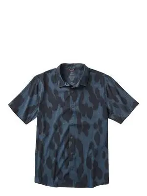 ROARK Bless Up Short Sleeve Button-up Shirt - Sea Leopar