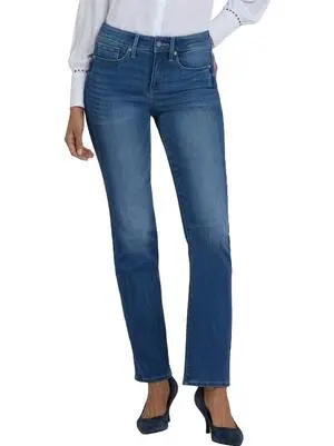 NYDJ Marilyn Straight Leg Jeans - Cool Marine