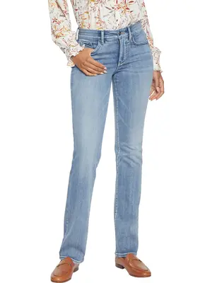NYDJ Marilyn Straight Leg Jeans Seashore