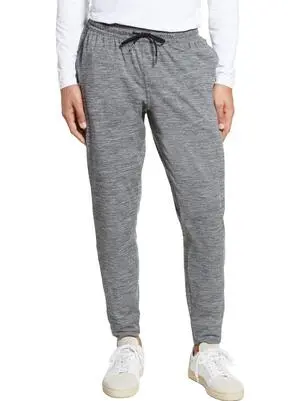 Zella Pyrite Slim Fit Pocket Joggers - Grey Wolf Melange