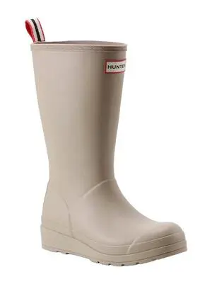 Hunter Original Play Tall Waterproof Rain Boots - Blush Beige