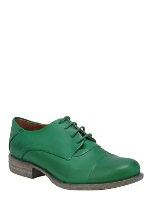 Miz Mooz Letty Oxford Flat - Emerald
