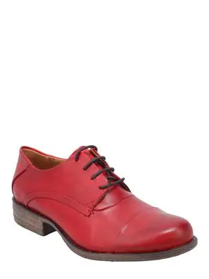 Miz Mooz Letty Oxford Flat - Red