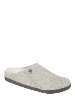 BIRKENSTOCK Zermatt Shearling Lined Slipper - Light Grey Wool
