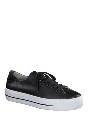 Paul Green Bixby Platform Sneakers - Blk Lea