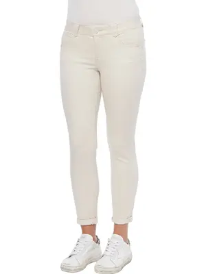 Wit & Wisdom Sophie Ab'solution High Waist Ankle Skinny Jeans Blanched Almond