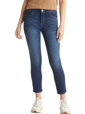 Wit & Wisdom Sophie Ab'solution High Waist Ankle Skinny Jeans Blua-blue Artisanal
