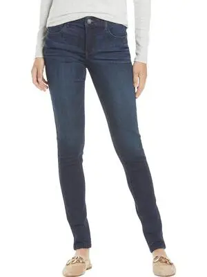 Wit & Wisdom Sophie Ab'solution High Waist Ankle Skinny Jeans Dark Navy
