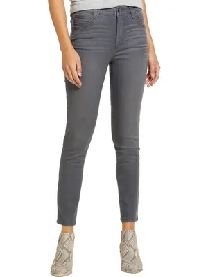 Wit & Wisdom Sophie Ab'solution High Waist Ankle Skinny Jeans Grey