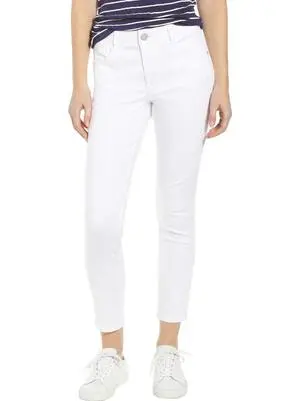 Wit & Wisdom Sophie Ab'solution High Waist Ankle Skinny Jeans Optic White