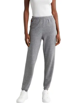 Aviator Nation Bolt Sweatpants - Heather Grey