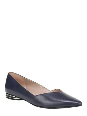 Naturalizer Havana Pointed Toe Flat - Midnight Blue