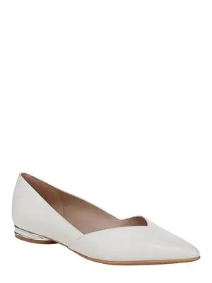 Naturalizer Naturalizer Havana Pointed Toe Flat Warm White