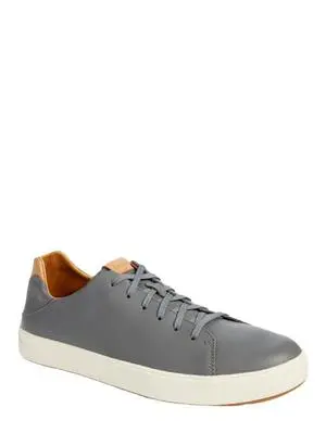 Olukai Lae'ahi Li 'ili Low Top Sneaker - Stone/stone
