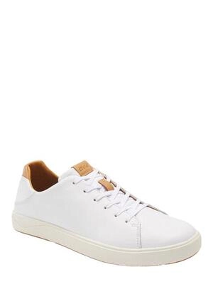 Olukai Lae'ahi Li 'ili Low Top Sneaker - White Leather