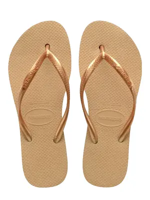 Havaianas Havaianas Slim Flatform Flip Flop Golden
